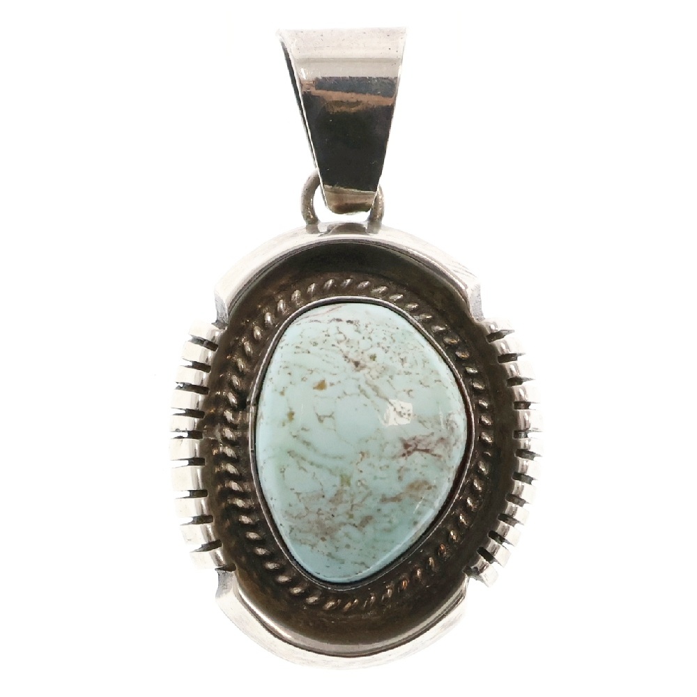 インディアンジュエリー ナバホ族 PHILLIP SANCHEZ フィリップ・サンチェス ターコイズペンダントトップ シルバー 買取実績【買取 ...