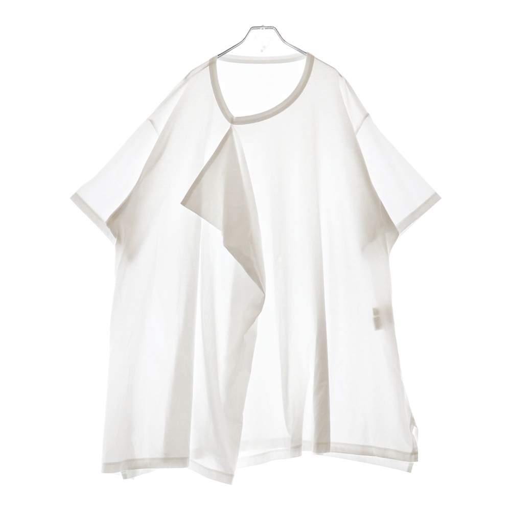 グラウンドワイ クルーネック アシンメトリー オーバーサイズ半袖Tシャツ カットソー ホワイト GN-T07-040 買取実績【買取日 ...