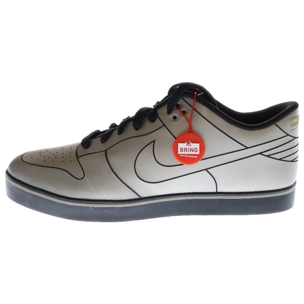 ナイキ 【観賞用 2010年製】 DUNK LOW SE DELOREAN ダンク SE デロリアン ローカットスニーカー シルバー US12 ...