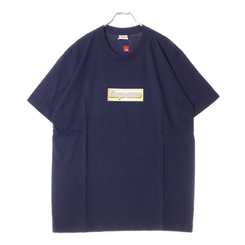 シュプリーム 13SS Bling Box Logo Tee ブリングボックスロゴ半袖Tシャツ 半袖カットソー ネイビー 買取実績【買取日 ...