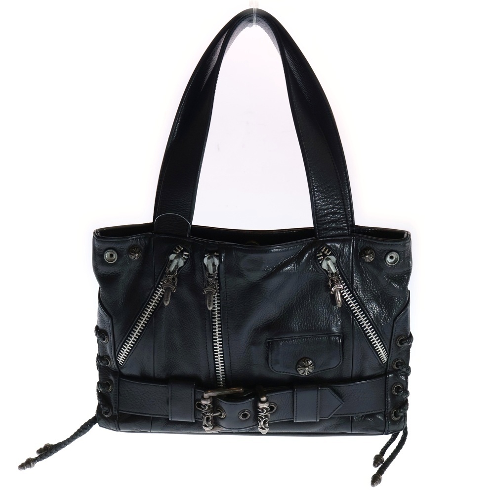 クロムハーツ JJ DEAN SMALL JJディーン スモール レザーライダースハンドバッグ ブラック 買取実績【買取日:2025年9月3日 ...