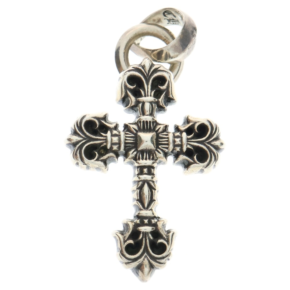 クロムハーツ FILIG CROSS-XSM W BALE フィリグリークロスXSベイル wベイル ネックレストップ シルバー BCA262 ...