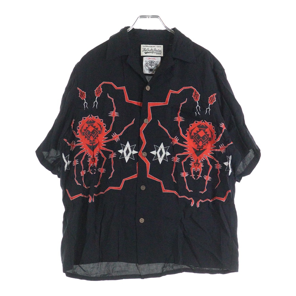 ワコマリア ×WOLF'SHEAD HAWAIIAN SHIRTS ウルフズヘッド ハワイアン 半袖シャツ ブラック/レッド 買取実績【買取日 ...